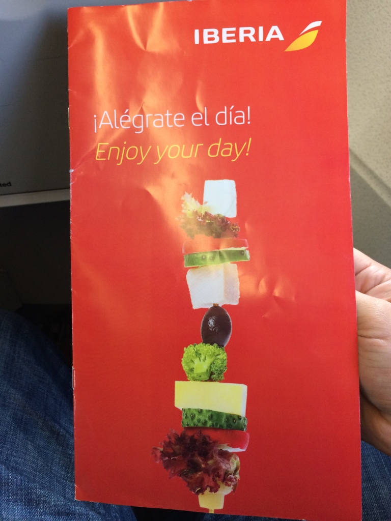 Current Iberia Menu October 2014 - Fly&Dine